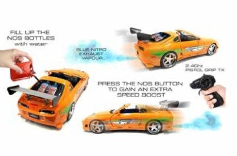 Jada RC 1:24 Fast And Furious Nitro Powered Vapour Toyota Supra - Jada ...